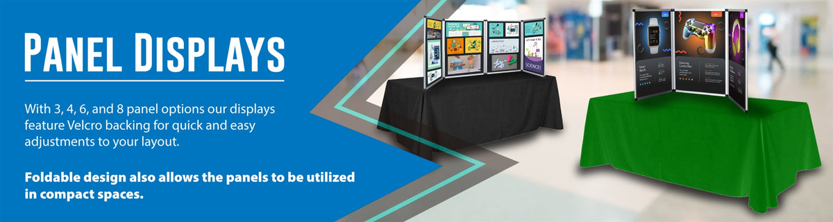 Panel Trade Show Displays, Table Top Panel Display - Signworld America