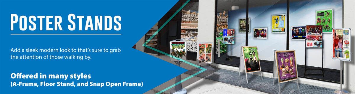 Poster Frames, Stands & Holders - Signworld America