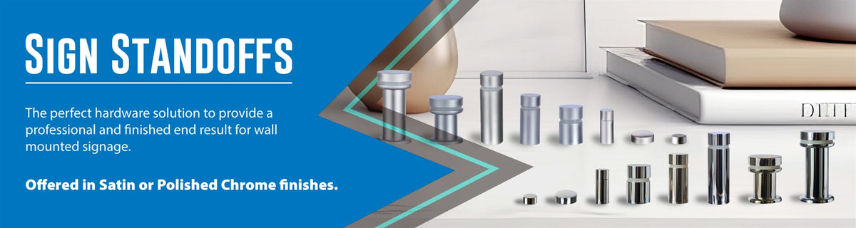 Sign Standoffs,Holders, Standoff Mounts - Signworld America