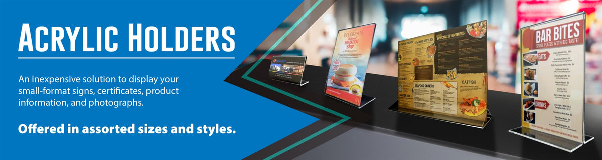 Wholesale Acrylic Display Sign Holders - Signworld America
