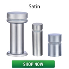 Sign Standoffs, Satin Finish, Signworld America
