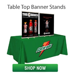 Table Top Banner Stands – Signworld America