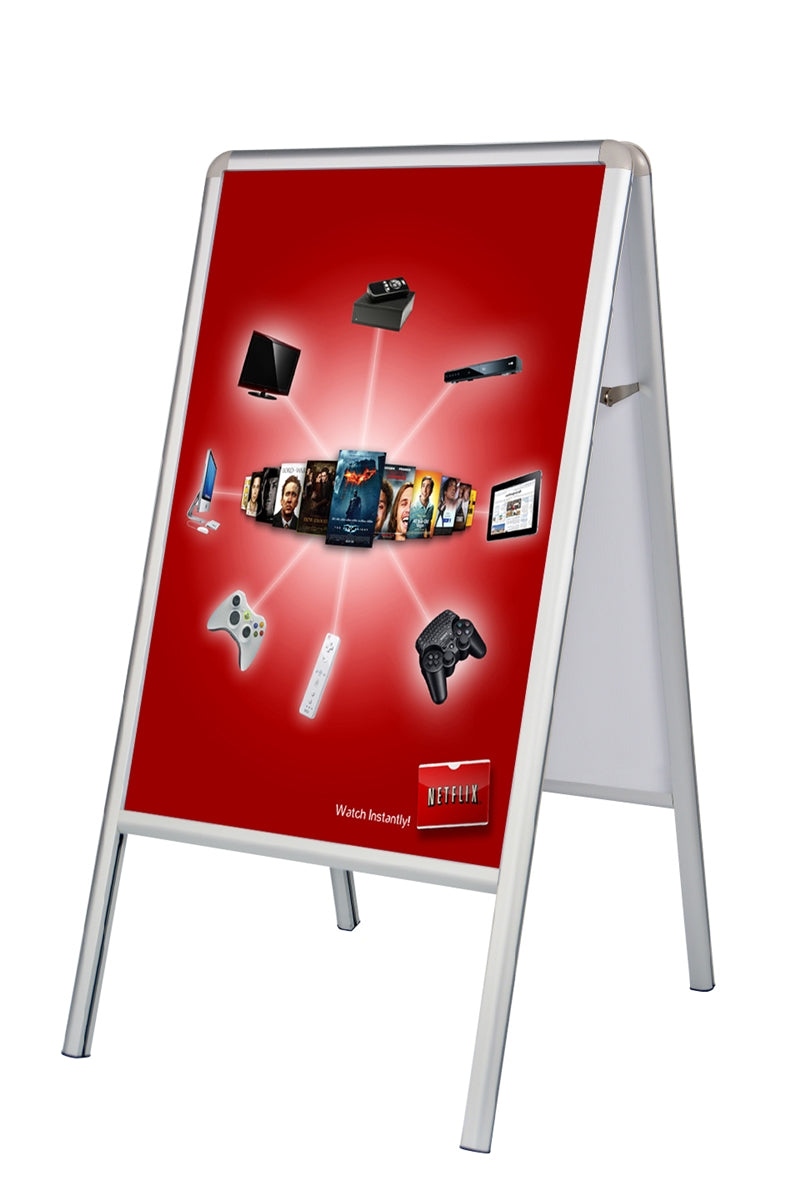 A-Frame Double-Sided Sidewalk Poster Sign - Poster Sign Only ...