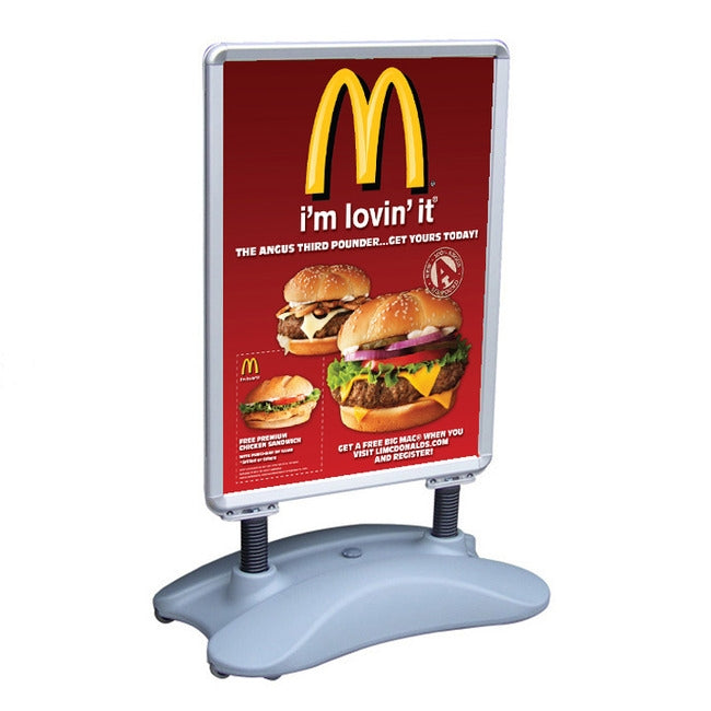 Outdoor Sidewalk Sign (Water Filled Base) with Vinyl Prints – Signworld ...