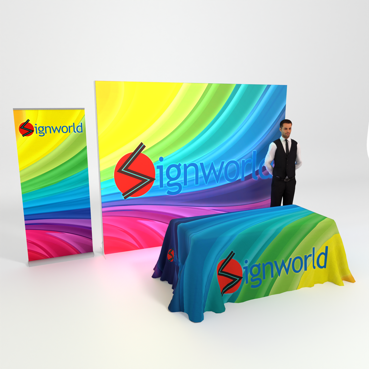 Trade Show Backlit Display Set - A – Signworld America