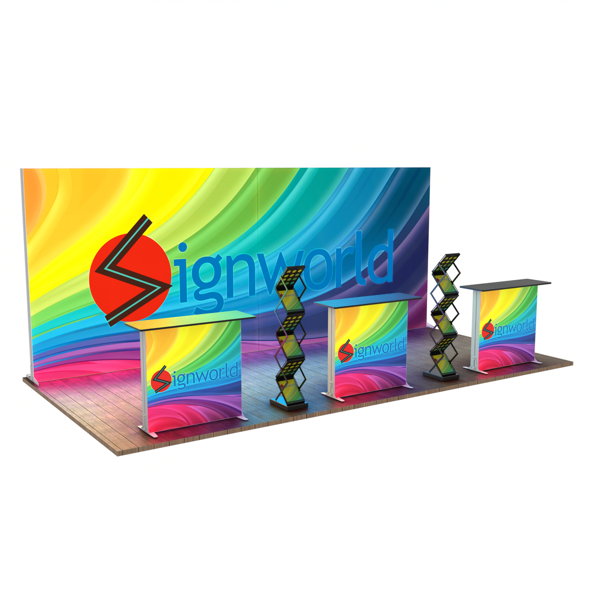 20FT Trade Show Backlit Display Set -D2 – Signworld America